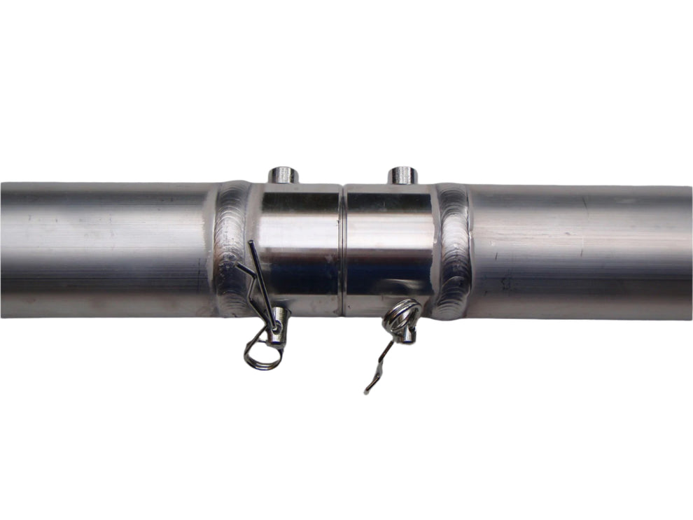 Aluminium 50mm pipe - 1m long with quick lock connector – JD's Sound ...